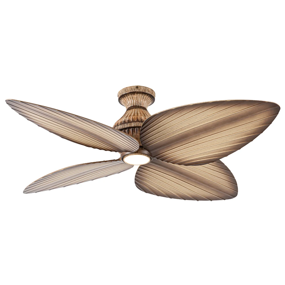 Custom Tropical Island Beachfront Decor - Hotel Style Fans
