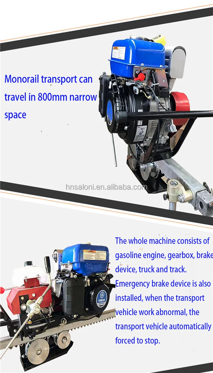 Agricultural Hill Monorail Rail Transporter - High Productivity