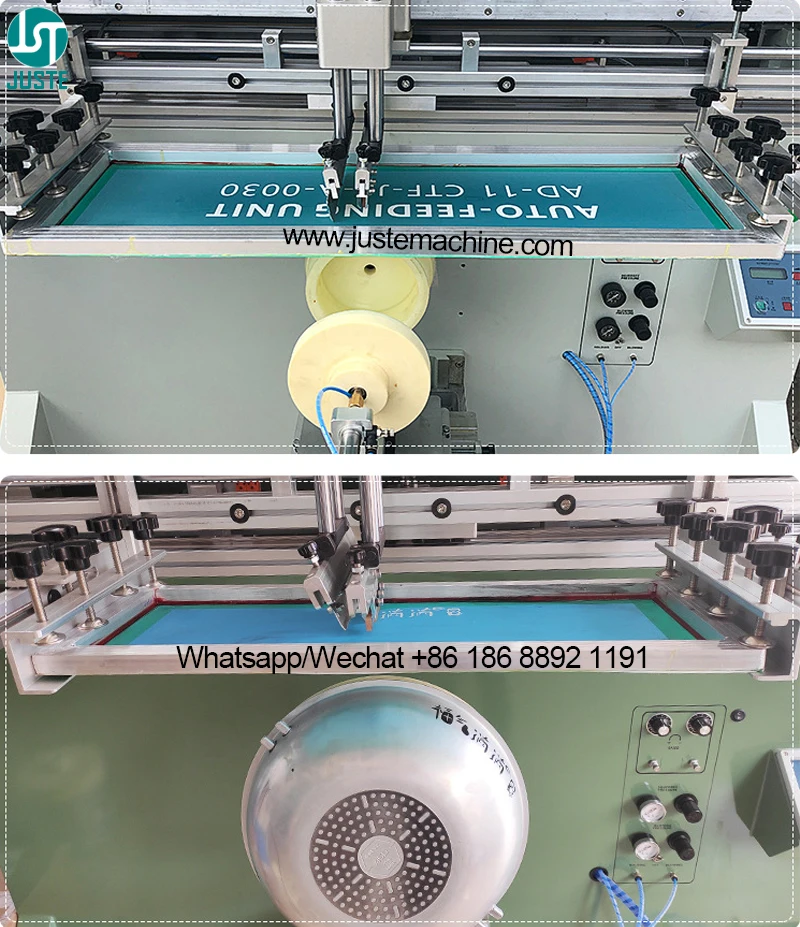 Plastic Conical Jar Screen Printing Machine Manual Automatic Print ...