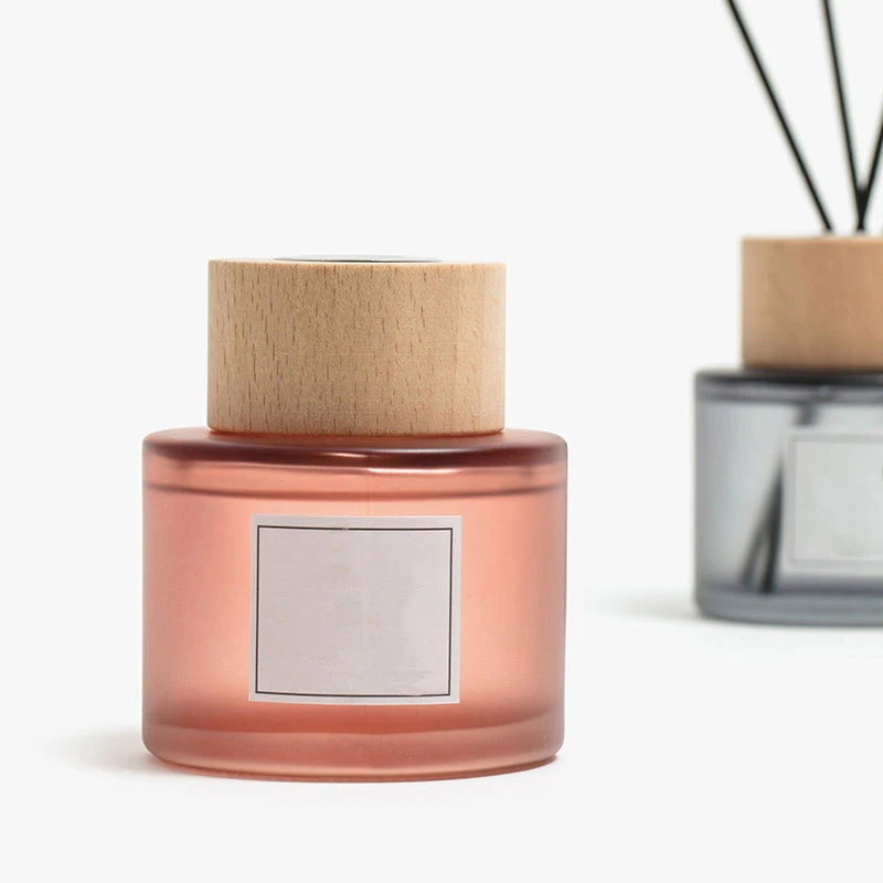 Nordic Style Non-Fire Frosted Cylinder 100ml Reed Diffuser Bottle Glass ...