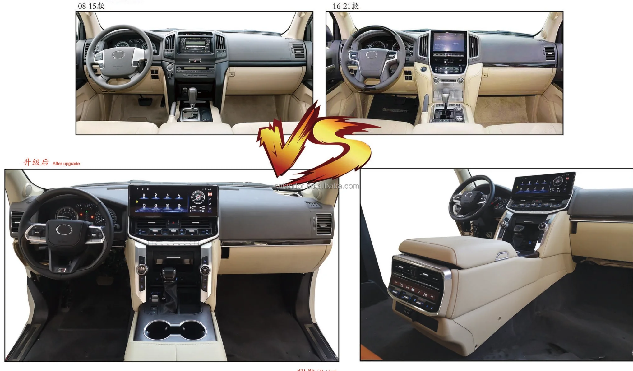 Upgrade Your Toyota Land Cruiser LC200 with Lc300 Interior Kit