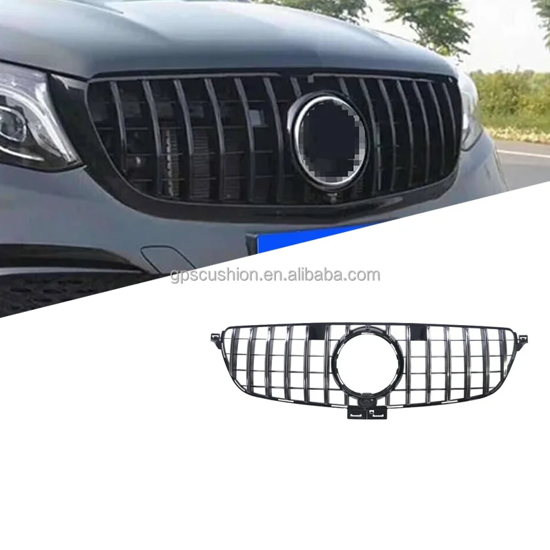 Gt Style Front Grille For Mercedes-benz Gle W166 Facelift Gle350 300 ...