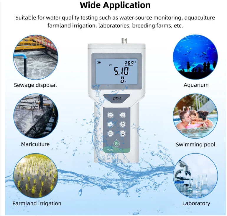 Water Quality Instruments Portable Orp Meter Orp Sensor Replaceable ...