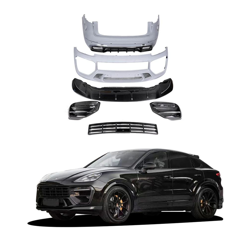 MTR design body kit for Cayenne 9y0 E3 dry carbon front bumper rear ...