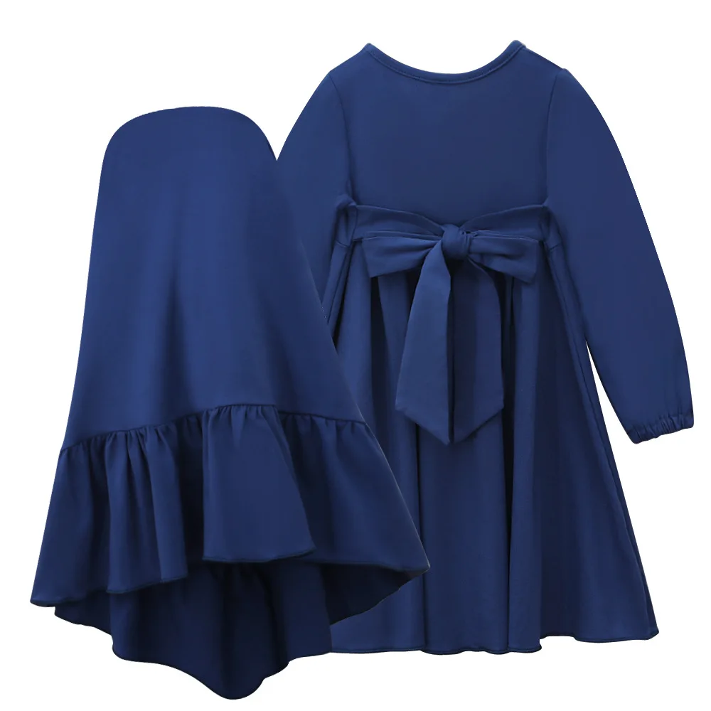 Abaya For Eid 2024 Dubai Small Girls Kids Wholesale Kids Eid 2 Pieces ...