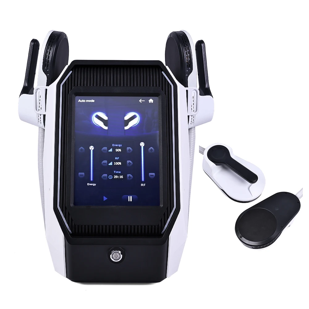 portable EMS neo muscle stimulator building 2 handles slimming ems body ...