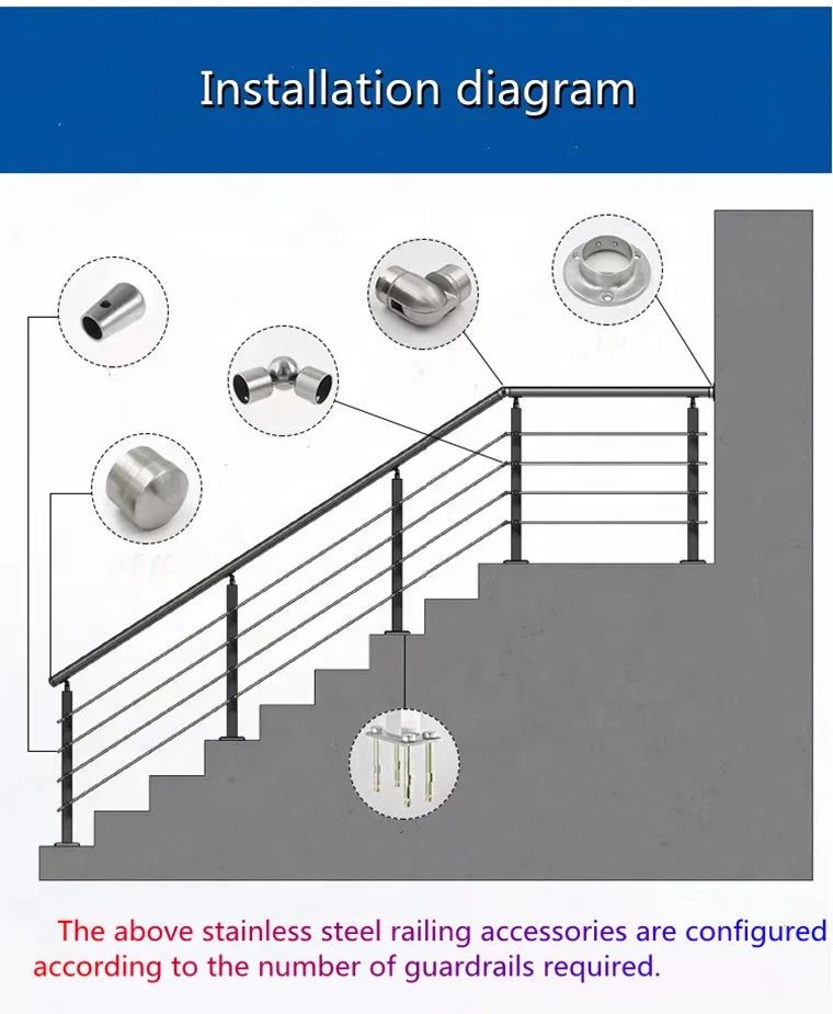 Outdoor Cable Railing Systems/ Wood Deck Cable Railing Metal Cable ...