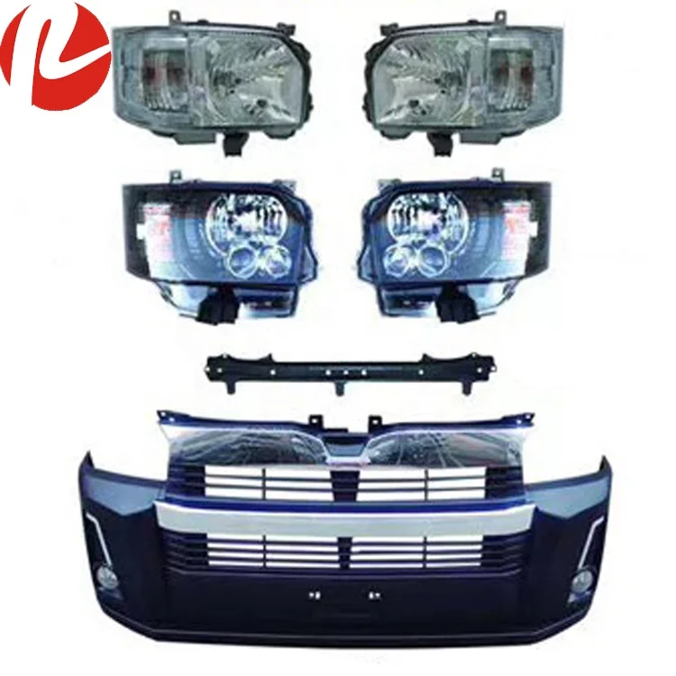 HIACE BODYKIT FACE CHANGE UPGRADE BODY KITS BUMPER GRILLE