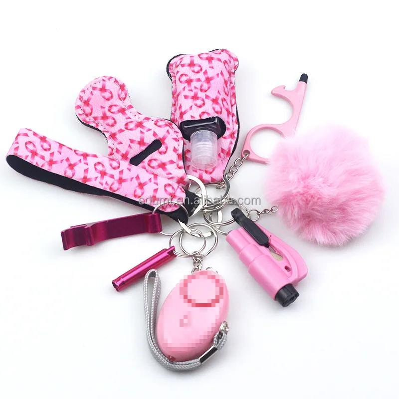 New Product Gift Self Defense Keychain Set Products Safety For Woman ...