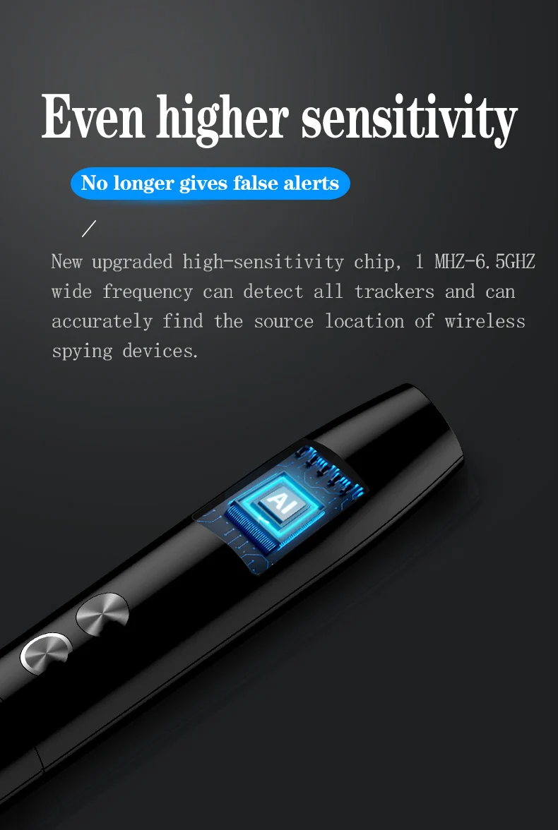 Portable Pen Rf Tracker Gsm Rf Bug Scanner Anti Spy Hidden Wireless ...