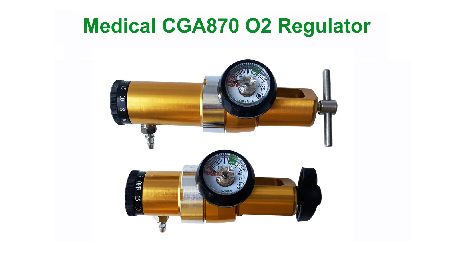 Cga870 Medical Oxygen Regulator For Oxygen Cylinder Opa Series,Compact Click Style,With Barb ...