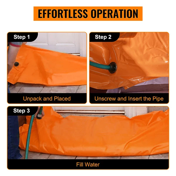 Litong Removable House Door - Inflatable Flood Barrier