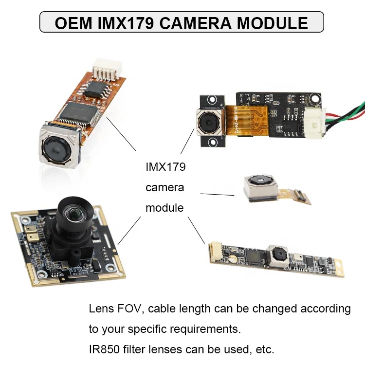 8MP USB 4K IP CMOS Sensor IMX179 Camera Module - Outdoor & Indoor Use