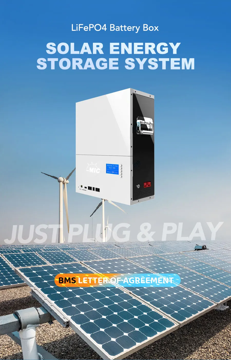 Mic Best Price High Voltage 10kw 15kw 20kw Lithium Ion Battery 192v 380v For Solar Energy ...