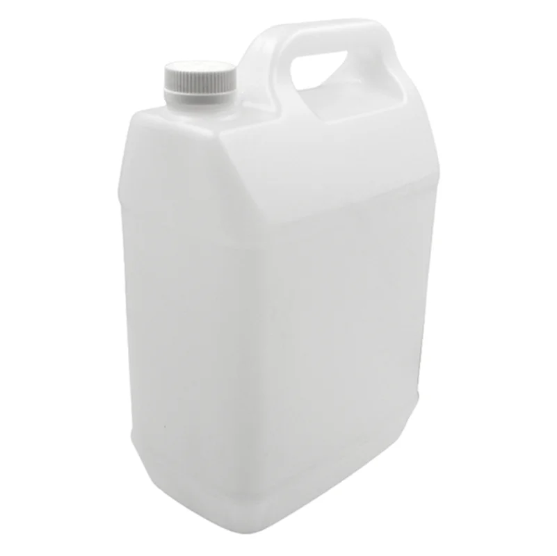 5L White HDPE Plastic Container - Chemical Resistant