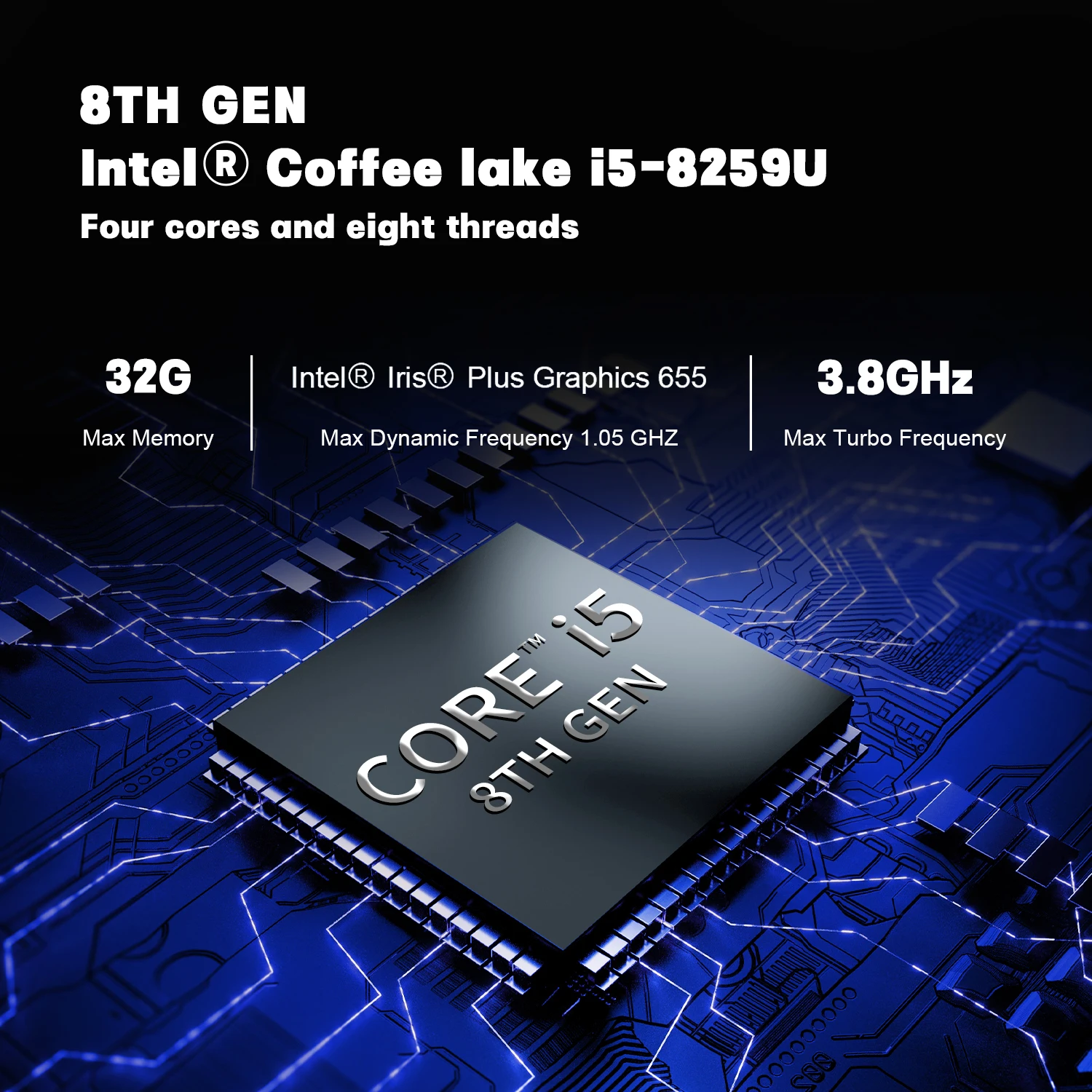 Cyx Newest Core Mini Pc Ck10 Intel Ram I5 8259u Processor Fanless Mini ...