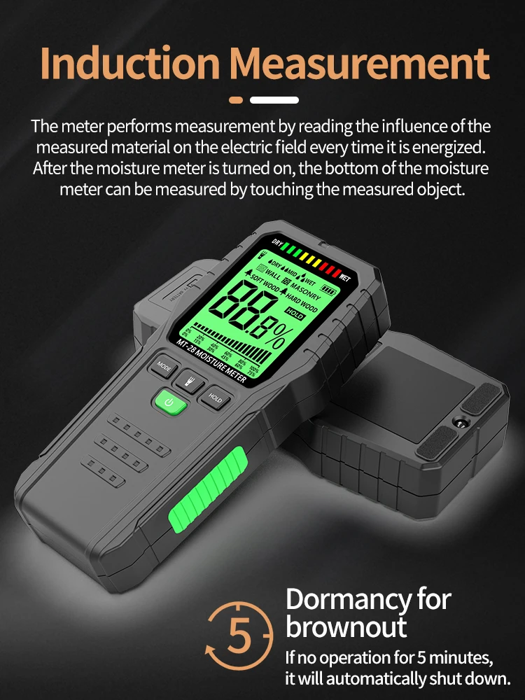 R&D MT28 Wood Moisture Meter - Accurate Humidity Testing