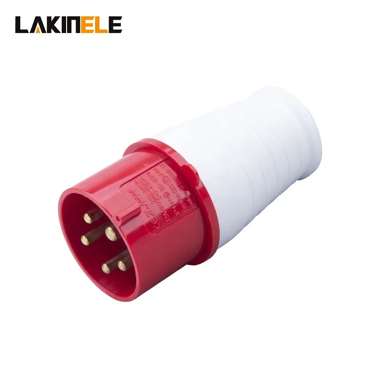Industrial Plug and Socket 3P/4P/5P 3pin 5score Electrical Connector ...