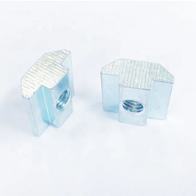 M4 M5 M6 M8 Self-Aligning T-Slot Sliding Nut - Carbon Steel