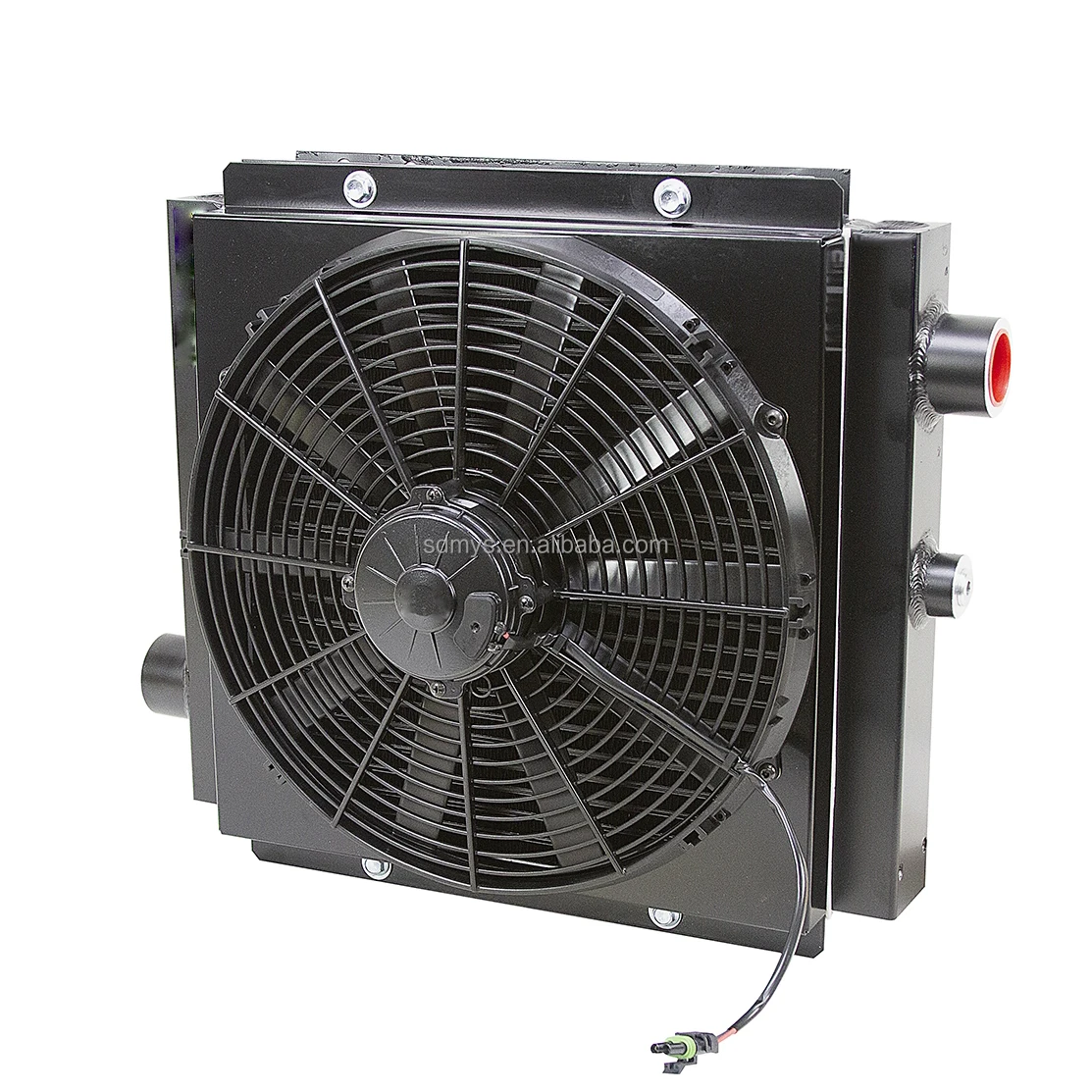 Aluminum Hydraulic Fan Industrial Heat Exchanger Air Oil Cooler ...
