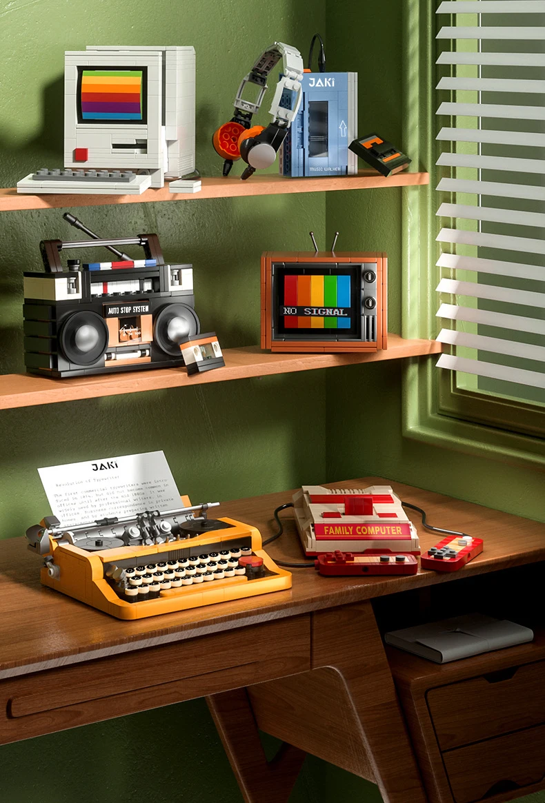 Diy Retro Color Tv Desktop Computer Tape Walkman Game Machine ...