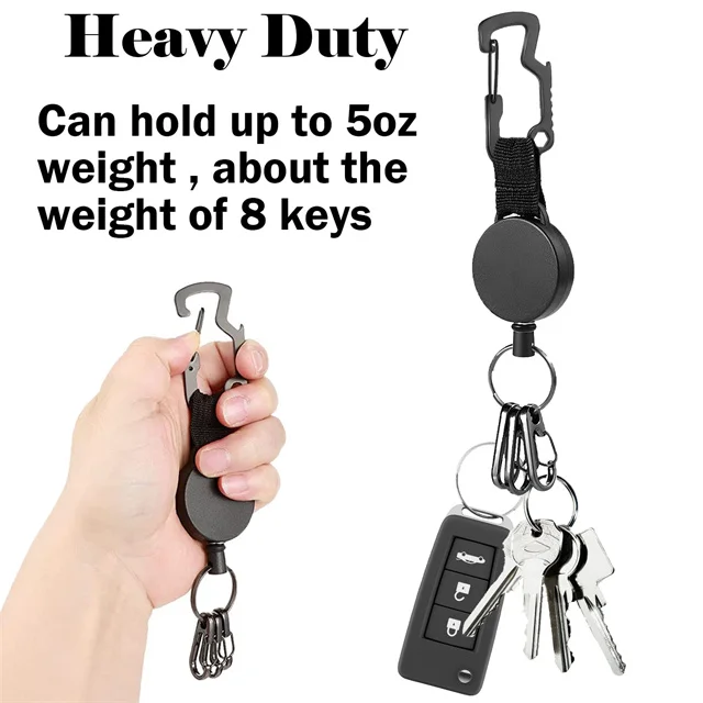 Low Moq Metal Keychain Car Fob Key Chain Holder Clip With Detachable ...