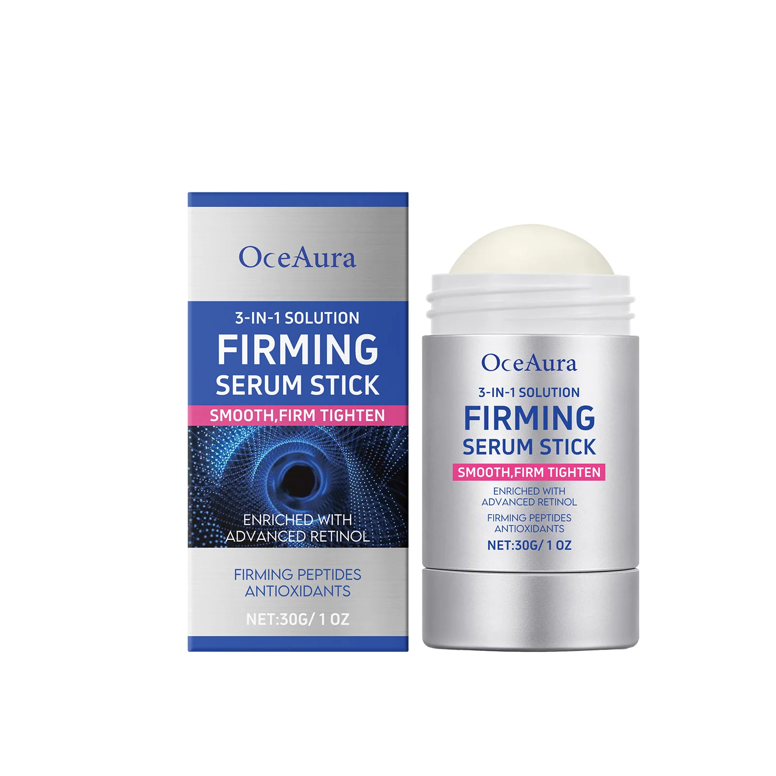 3-in-1 Firming Serum Stick 30g Volume Facial Moisturizer Anti-Wrinkle ...