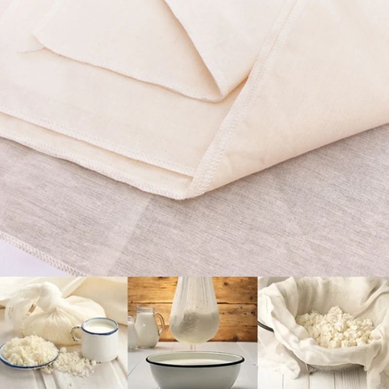 100% Premium Muslin Pure Cotton CheeseCloth for Straining Reusable ...