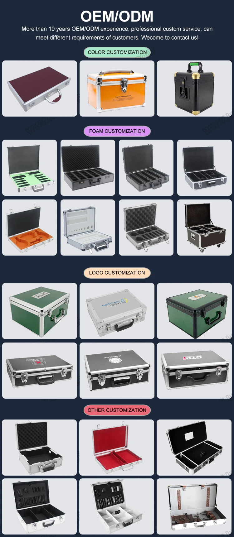 Ningbo Factory 4 Row Custom Aluminum Graded Card Storage Carrying Case ...