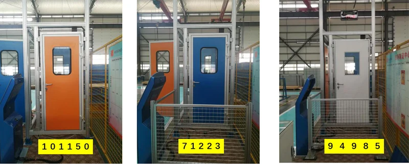GMP Standard ISO 9001 Color Steel Frameless Seal Cleanroom Doors ...