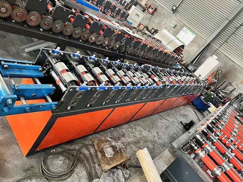 Zinc Strip Roofing Sheet Shutter Door Machine Frame Roll Forming ...