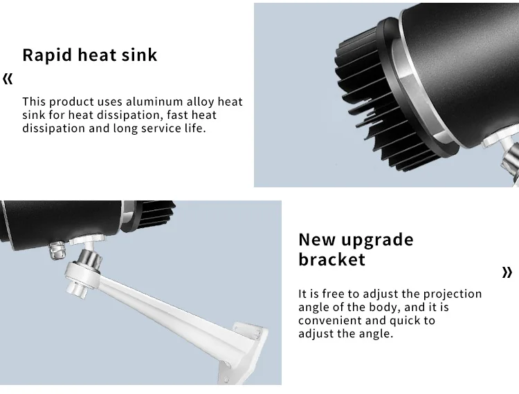 30W Waterproof Commercial Advertising Gobo Static LED Logo Floor ...