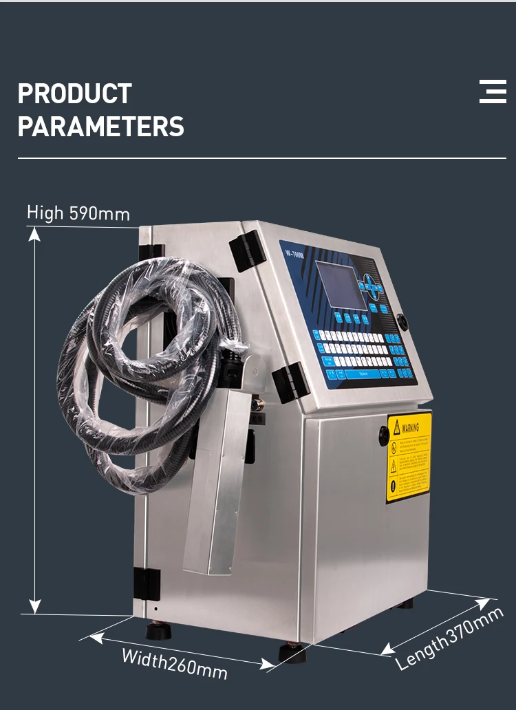 Jianeng Industrial Belt Conveyor Cij Inject Coding Printer Small Character Inkjet Printer For ...