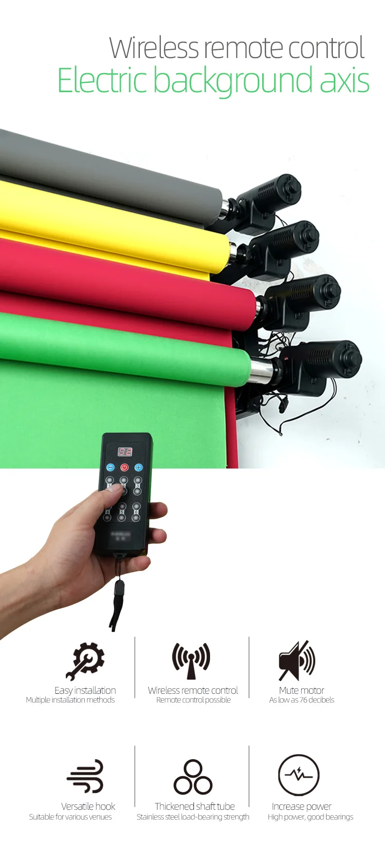 Photography Electric Background Axis - Studio Reeler