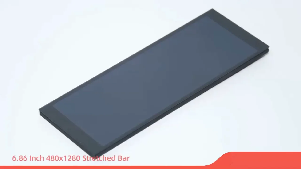 Bar Type Lcd Signage Touch Screen Stretched Tft Lcd Panel 6.86 Inch ...