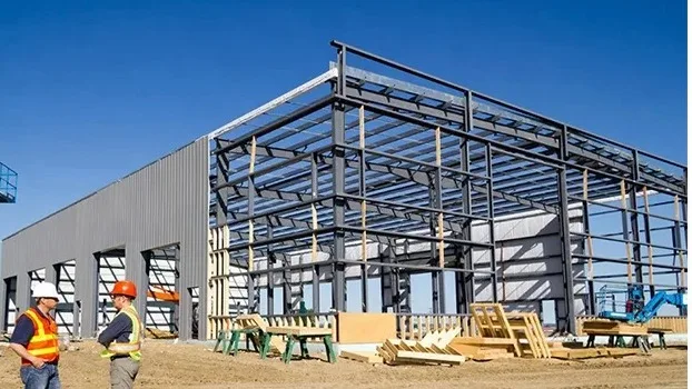 Light Weight Prefabricated Steel Structure Industrial Metal Workshop ...