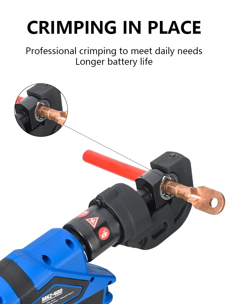 Electric Real-time Digital Display Continuous Crimping Pliers Cable 18v ...