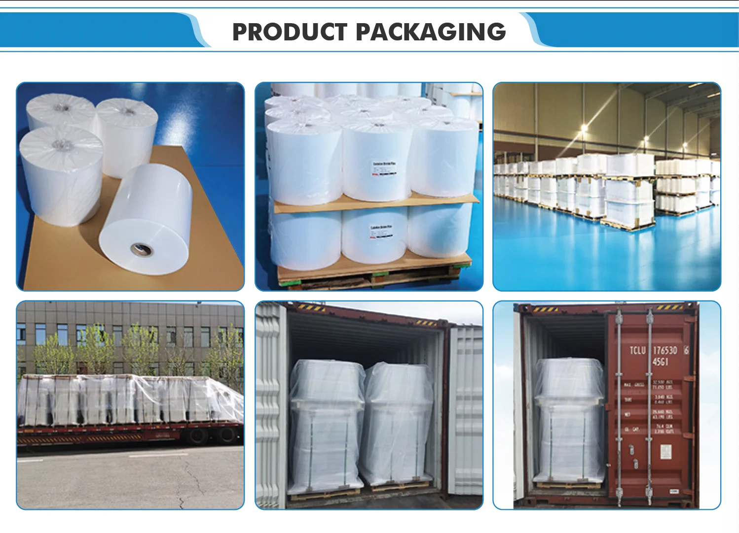 High Grade Corona Treatment Plastic Polyester Film Roll Clear BOPET Pet ...