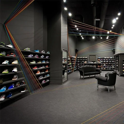 Luxury Sportswear Shop Interior Design Ideas Sports Shoes Stand Wall ...