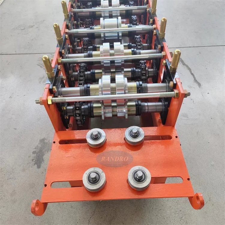 High Performance U Channel U Purlin Roll Forming Machine For Metal ...