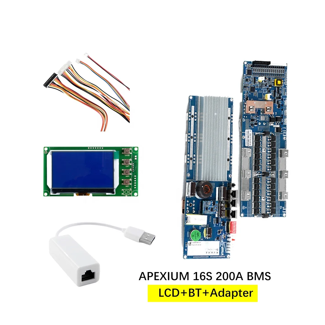 Apexium 48V Smart BMS for Lifepo4 Batterycells - 16S Design