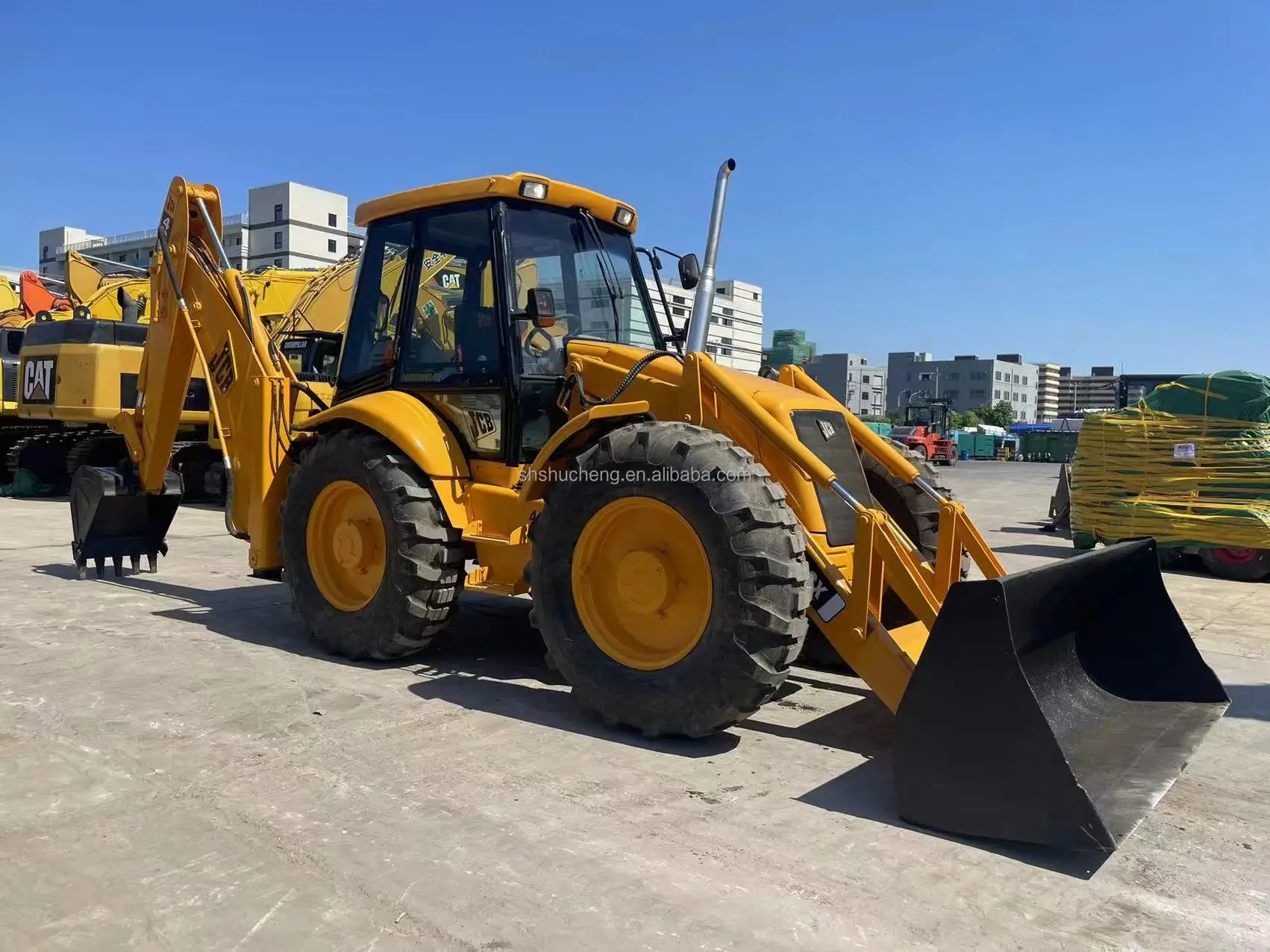 Great Condition Original JCB Backhoe Loader Used Retro Excavator Second ...