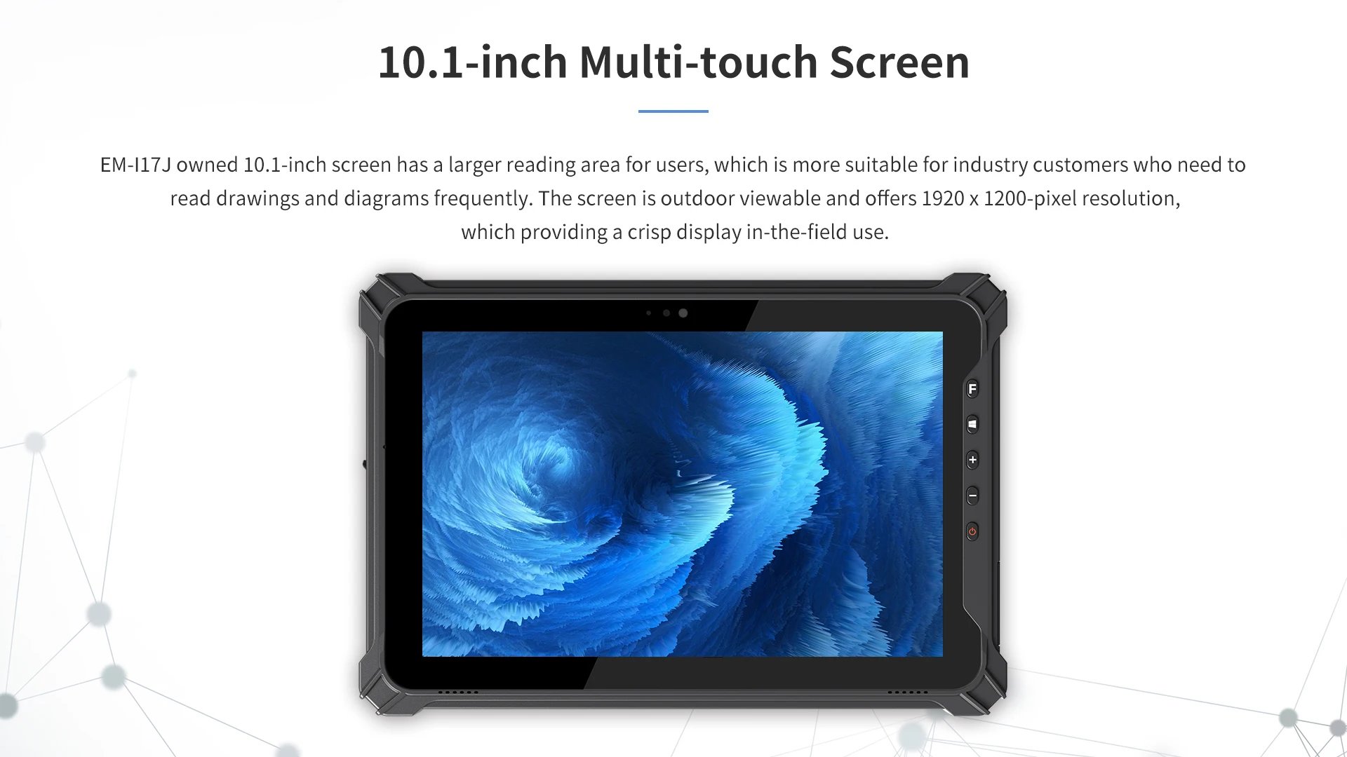 Ip65 Rugged Industrial Tablet Windows 10.1inch Wifi 4g Bluetooth Nfc ...