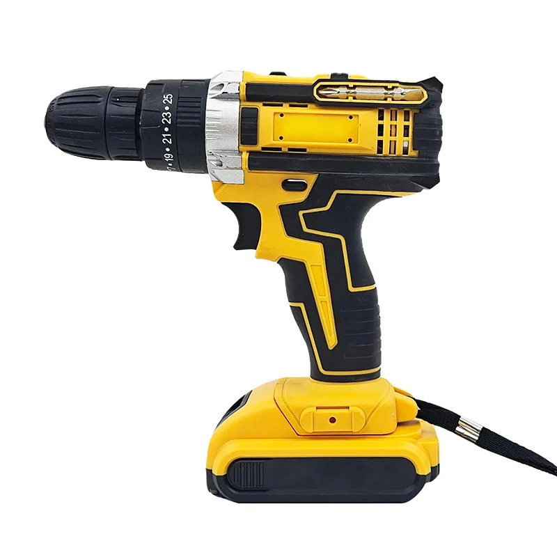 Industrial 21V Custom Hand Drill Machine Lithium Battery Power Tools ...