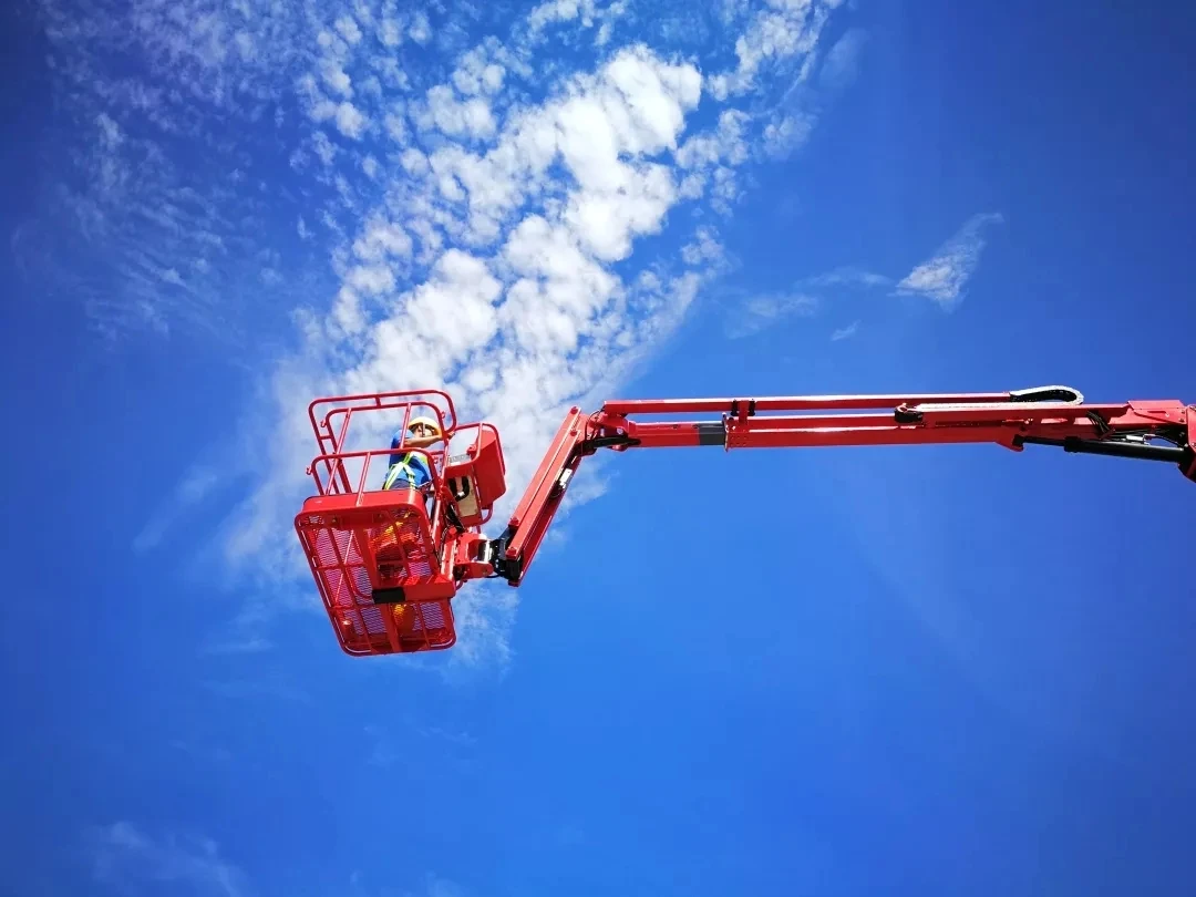 China SINOBOOM AB14EJ Electric Articulated Boom Lift - 230kg Capacity ...