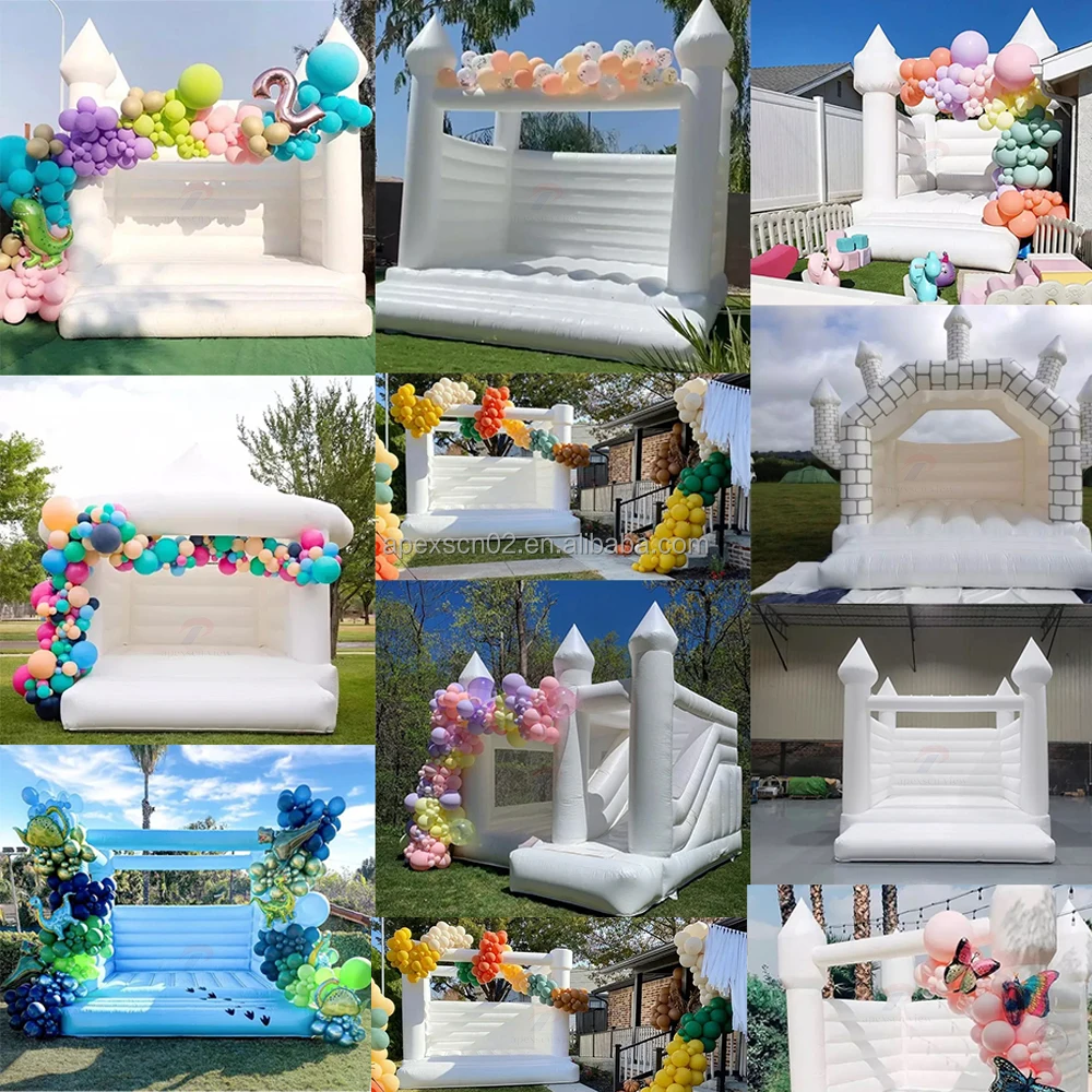 Apexscn Custom Inflatable Wedding Bounce Castle - Fun & Safe