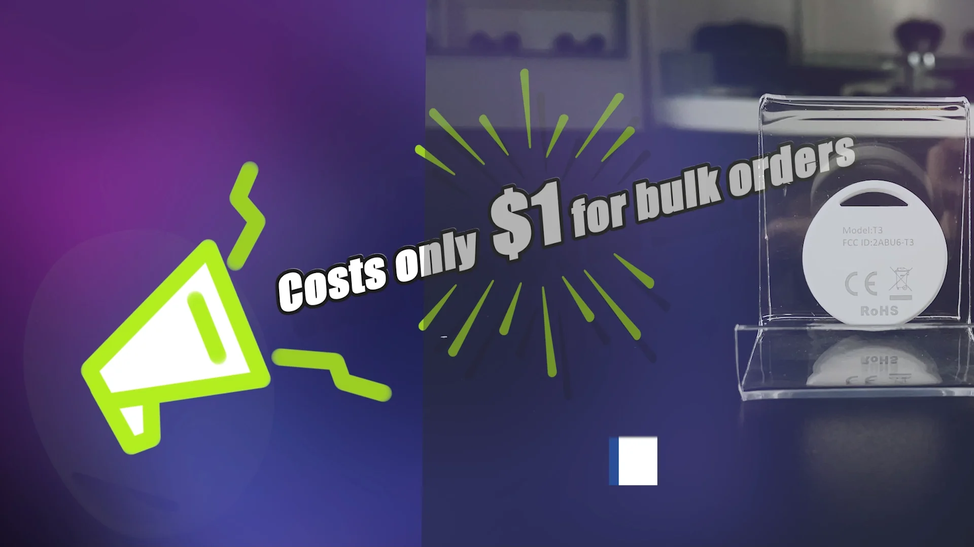 Bluetooth 4.0 Personal Beacon Smallest Ble Tags Wearable Low Cost ...