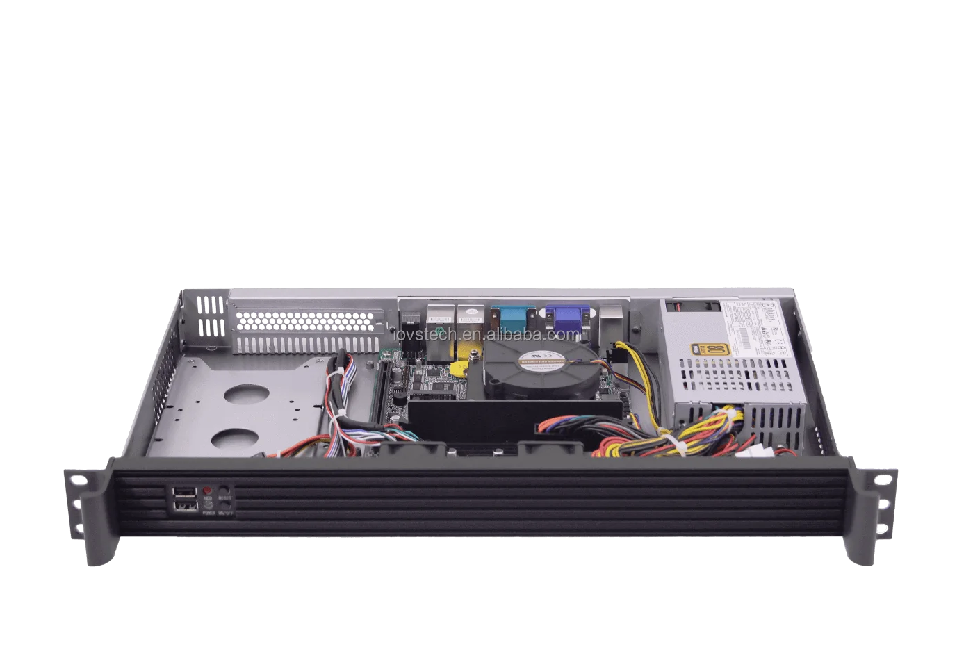 Compact 1U Rack Mount Server Case RX1250 - Iovstech