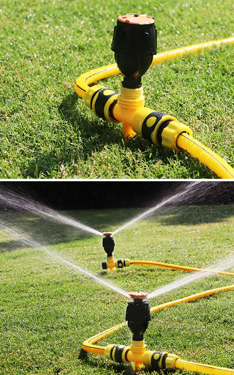360 Rotary Irrigation Dripper Watering Garden Sprinkler System Farm ...