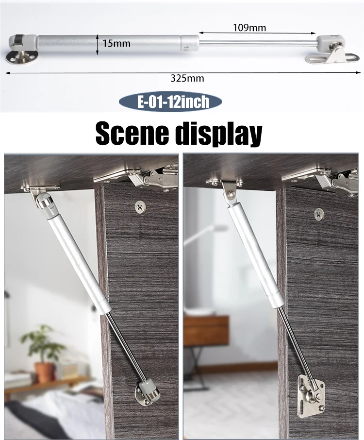 Highyi Cabinet Upward Opening Flap Door Support Struts Small Lift Gas ...